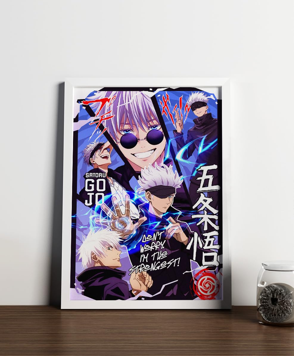Gojo Satoru Framed Poster – SINCE 7 STORE