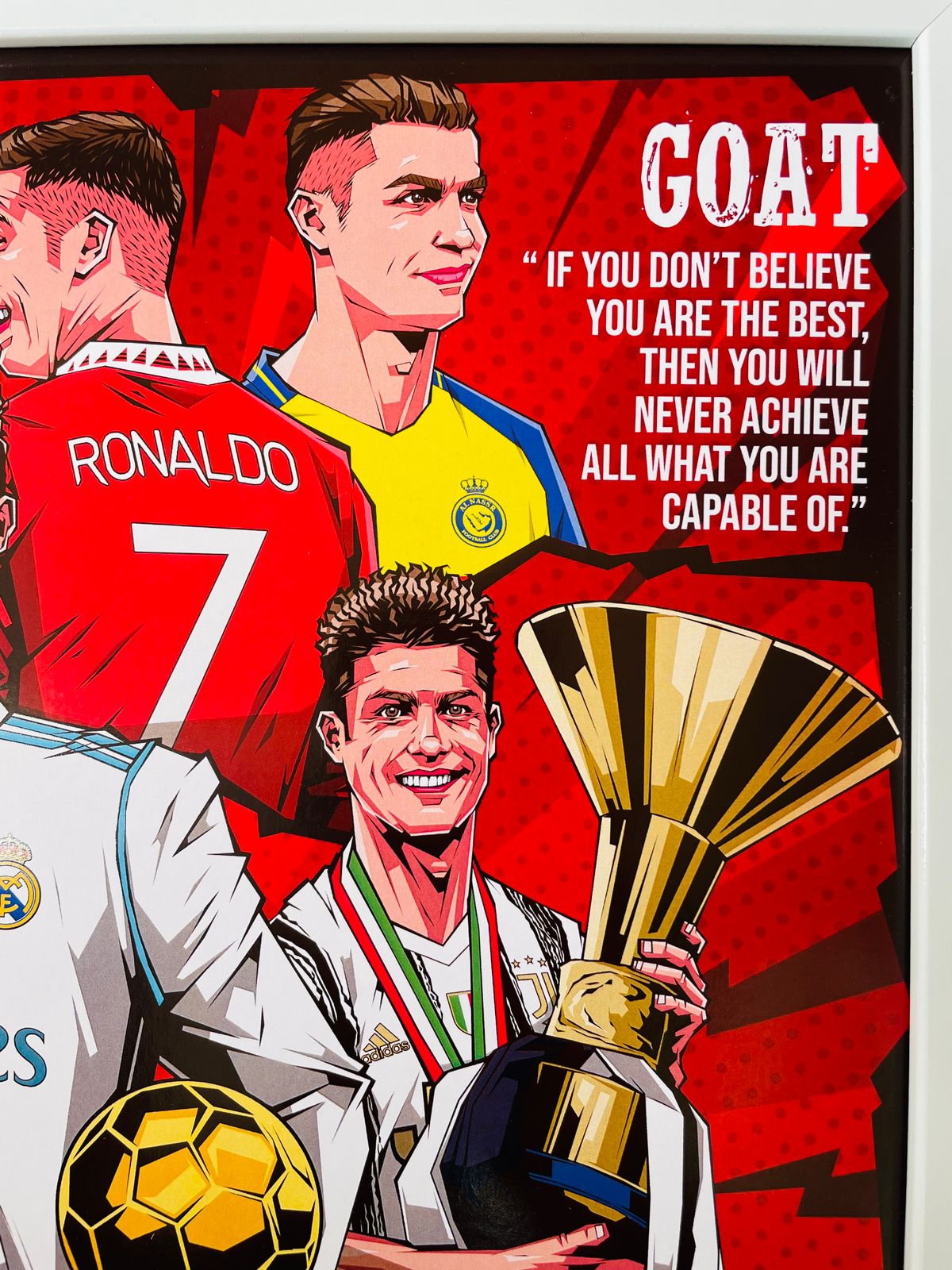 Cristiano Ronaldo Career Story Frame – SINCE 7 STORE