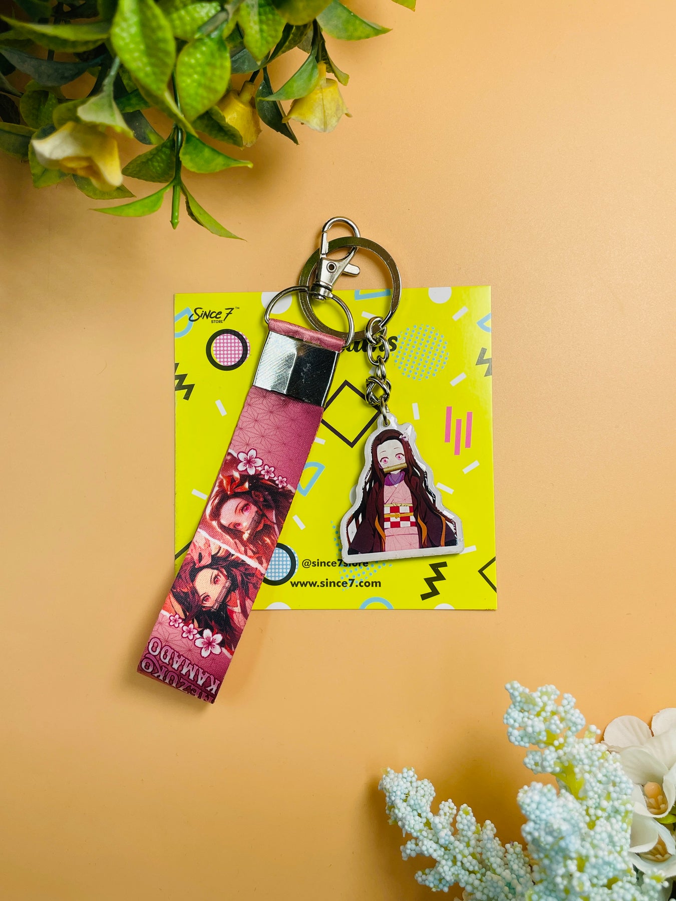 Nezuko Kamado Keychain Combo – SINCE 7 STORE