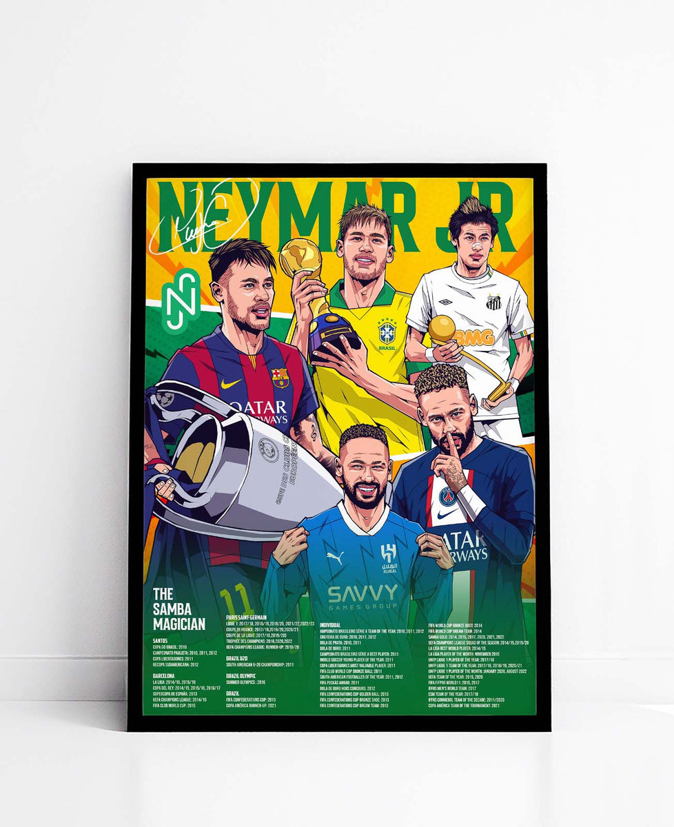 Neymar Jr. Career Story Frame – SINCE 7 STORE