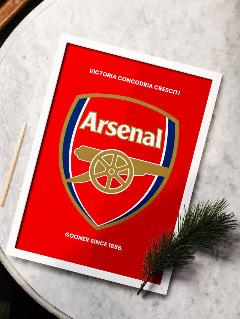 Arsenal Logo Frame – SINCE 7 STORE